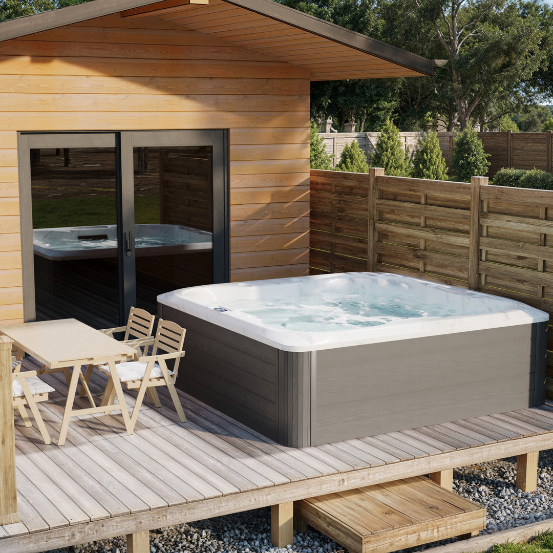8 Person Commercial Hot Tub - Outdoor Holiday - HSG282 Compliant ...