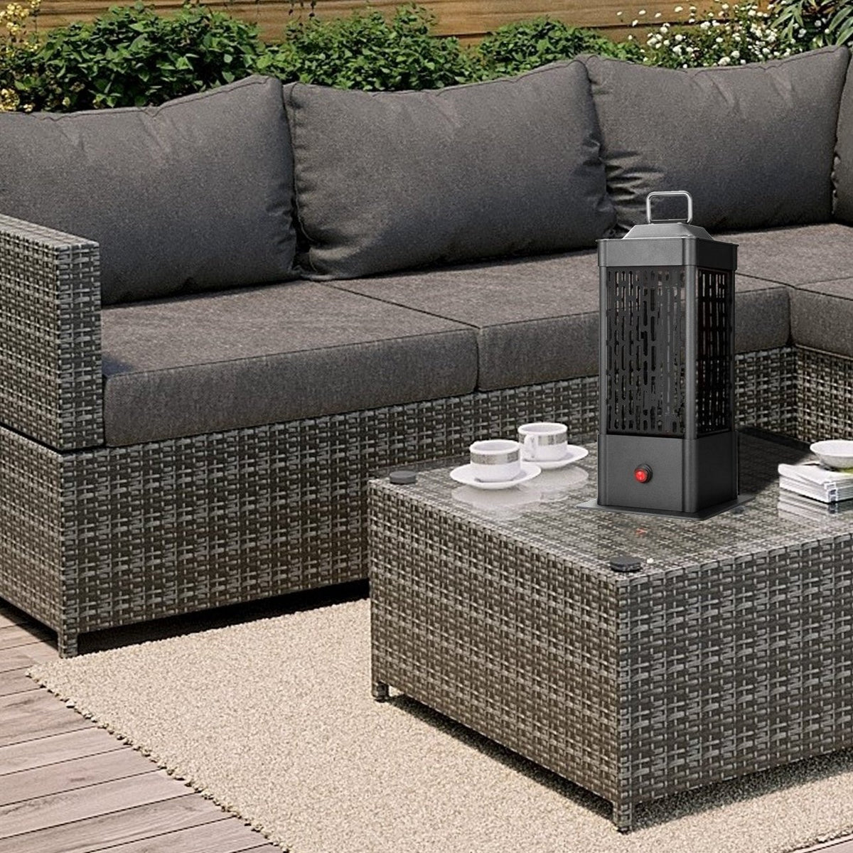 Portable Electric Patio Heater 800W | Outdoor Living