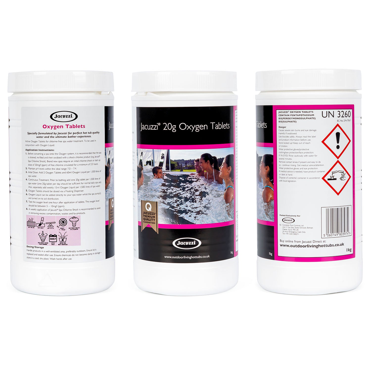Jacuzzi® Hot Tub Oxygen Tablets | Next Day Delivery | Outdoor Living